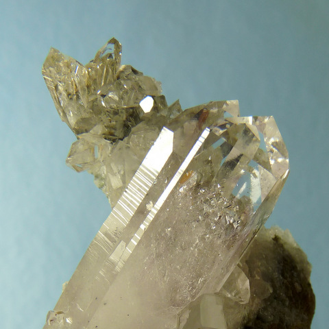 Quartz Crystals on Basalt Matrix