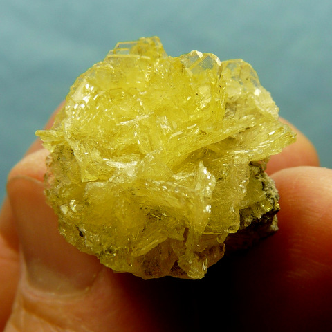 Bladed Barite Crystals on Matrix